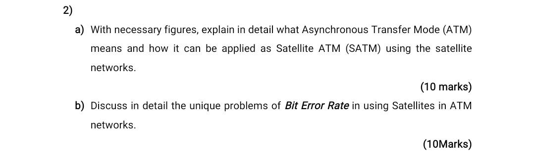 Solved 2) a) With necessary figures, explain in detail what | Chegg.com