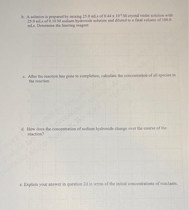 Solved 1. Complete the following table. Prepare three graphs | Chegg.com