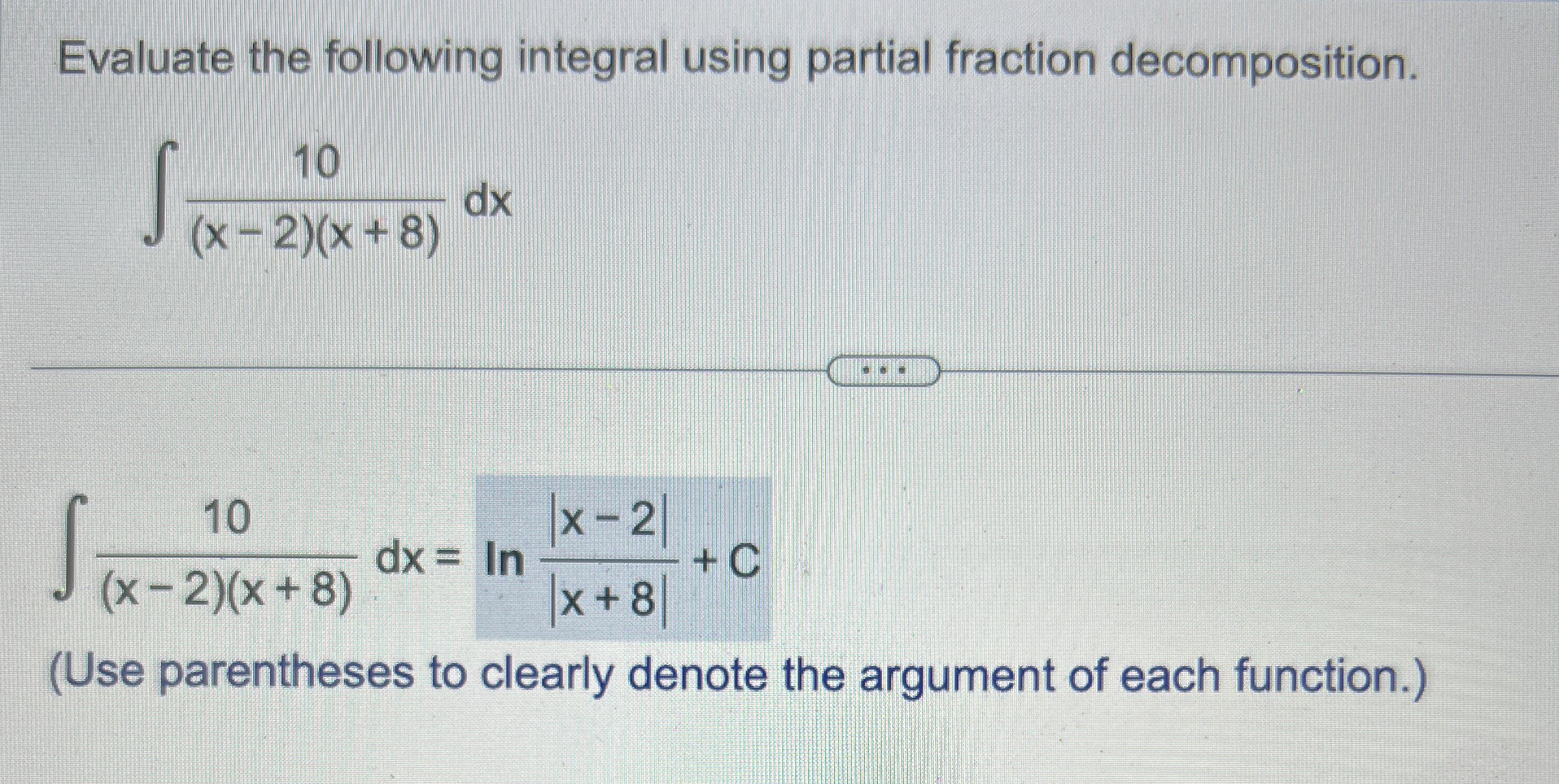 Solved Evaluate the following integral using partial | Chegg.com