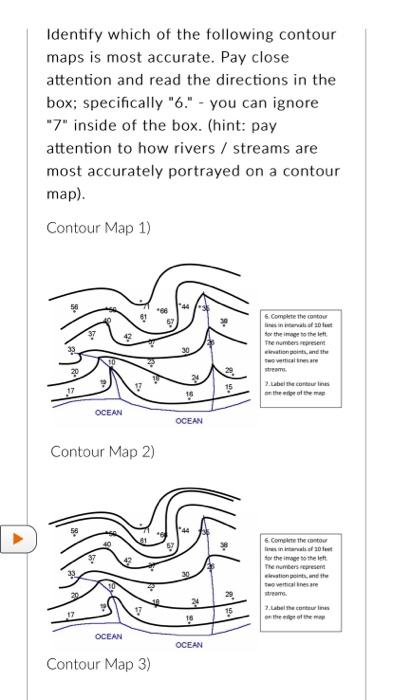 Identify which of the following contour maps is most | Chegg.com