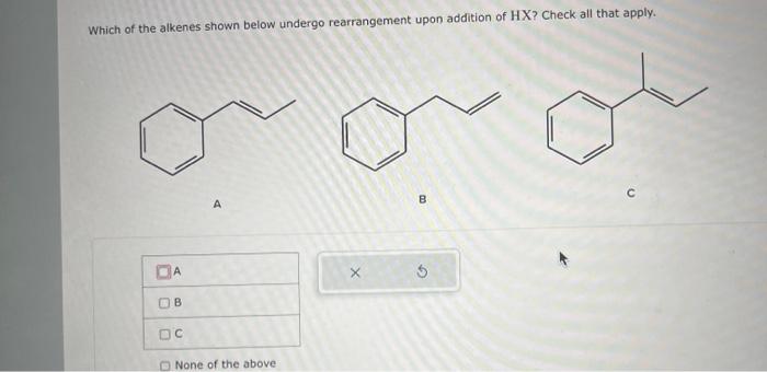 Solved Consider the following alkene: Part: 0/2 Part 1 of 2 | Chegg.com