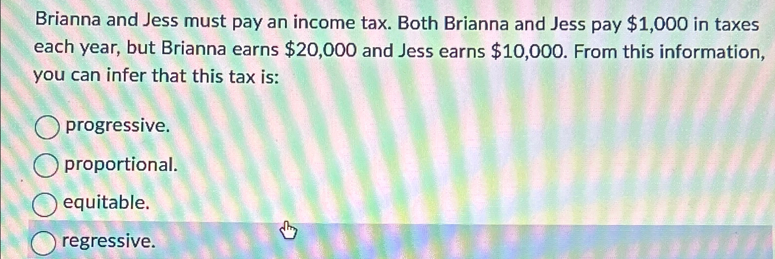 Solved Brianna and Jess must pay an income tax. Both Brianna | Chegg.com