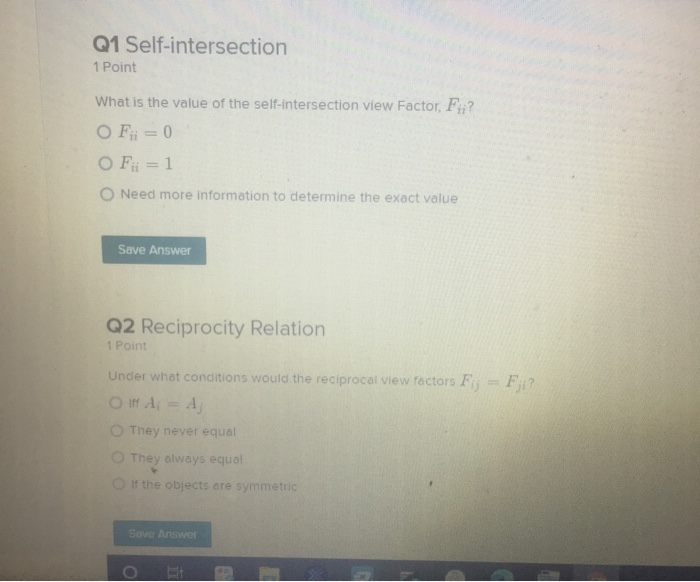 Solved Q1 Self-intersection 1 Point What is the value of the | Chegg.com