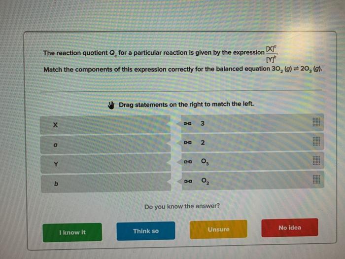 Solved The reaction quotient Q for a particular reaction is | Chegg.com