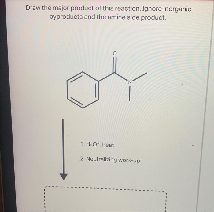 Solved Draw the products of the four step reaction sequence | Chegg.com