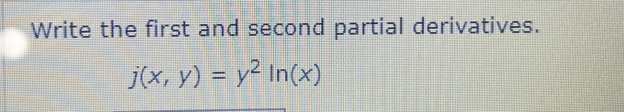 Solved Write the first and second partial | Chegg.com