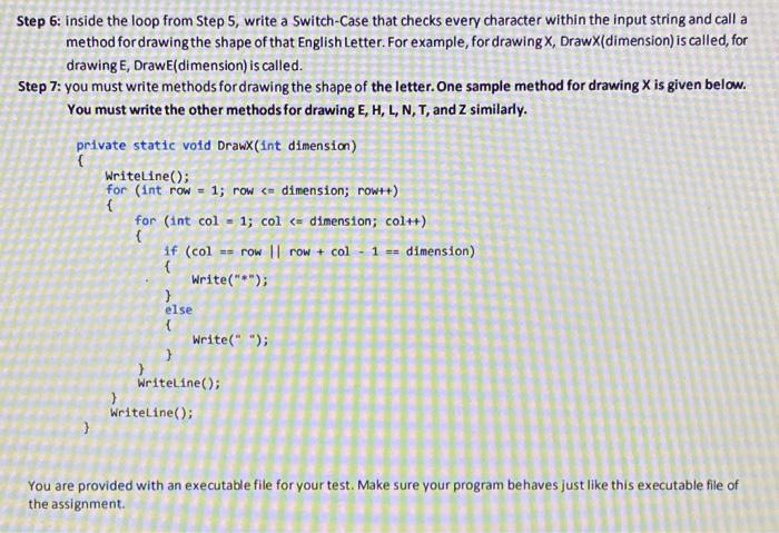 Solved C# PROGRAMMING LANGUAGE Last picture is what the | Chegg.com