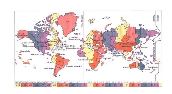 Solved Activity \#1v2t Latitude - Longitude and Time Zones | Chegg.com
