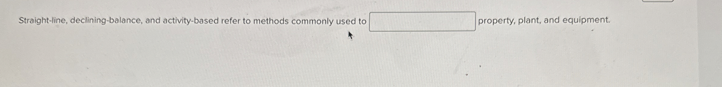 Solved Straight-line, declining-balance, and activity-based | Chegg.com