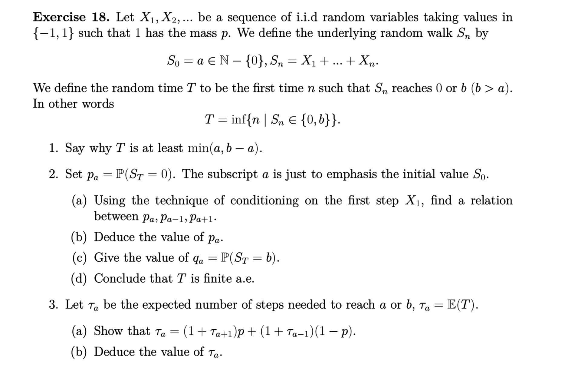 Solved Exercise 18. ﻿Let x1,x2,dots be a sequence of i.i.d | Chegg.com