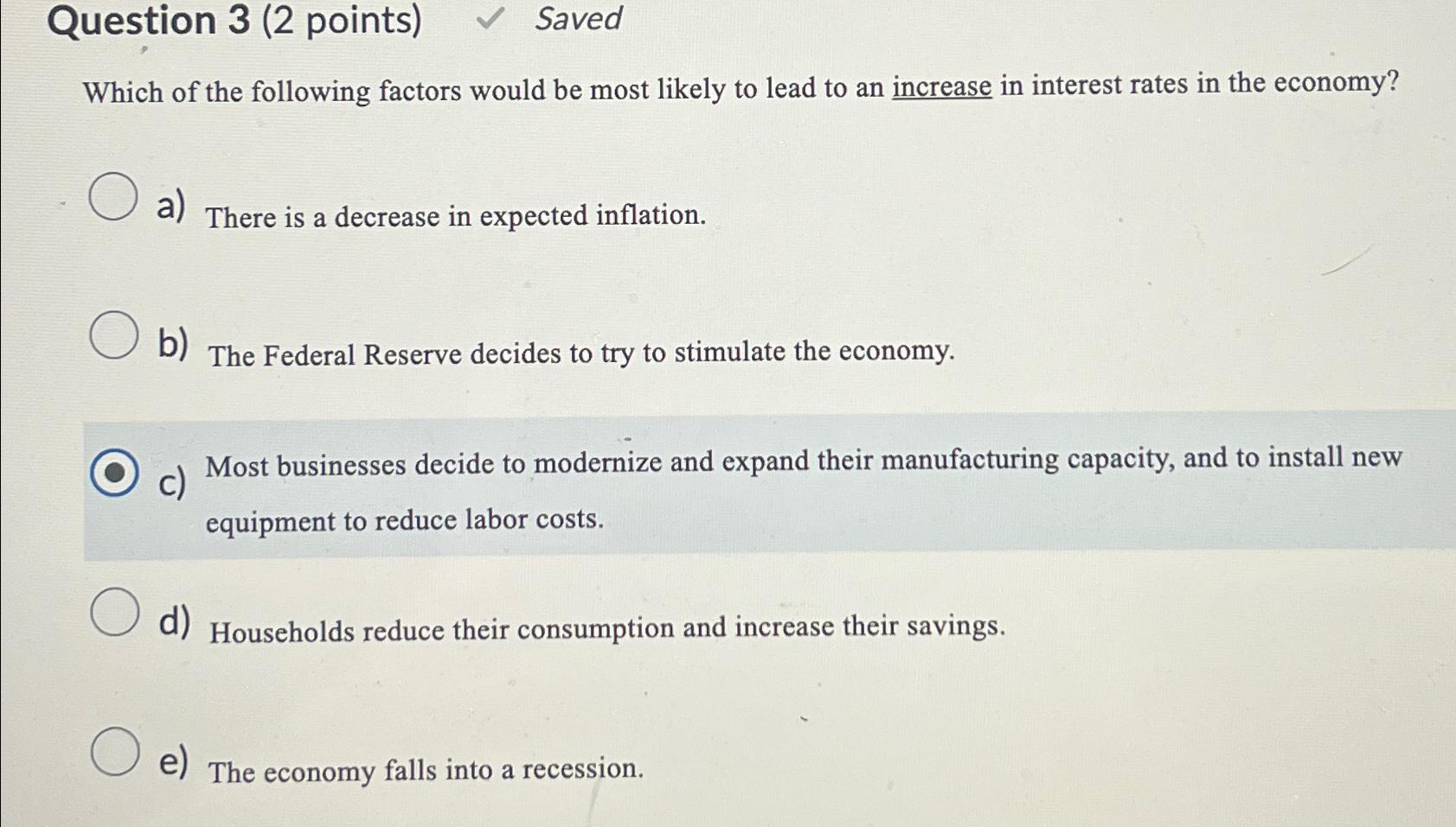 Solved Question 3 (2 points)SavedWhich of the following | Chegg.com Solved Question 3 (2 points)SavedWhich of the following | Chegg.com