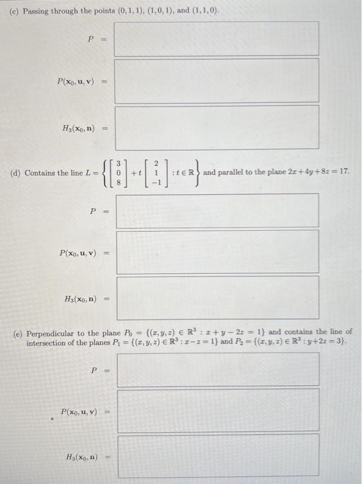 Solved 1. In each case, find the standard Cartesian, | Chegg.com