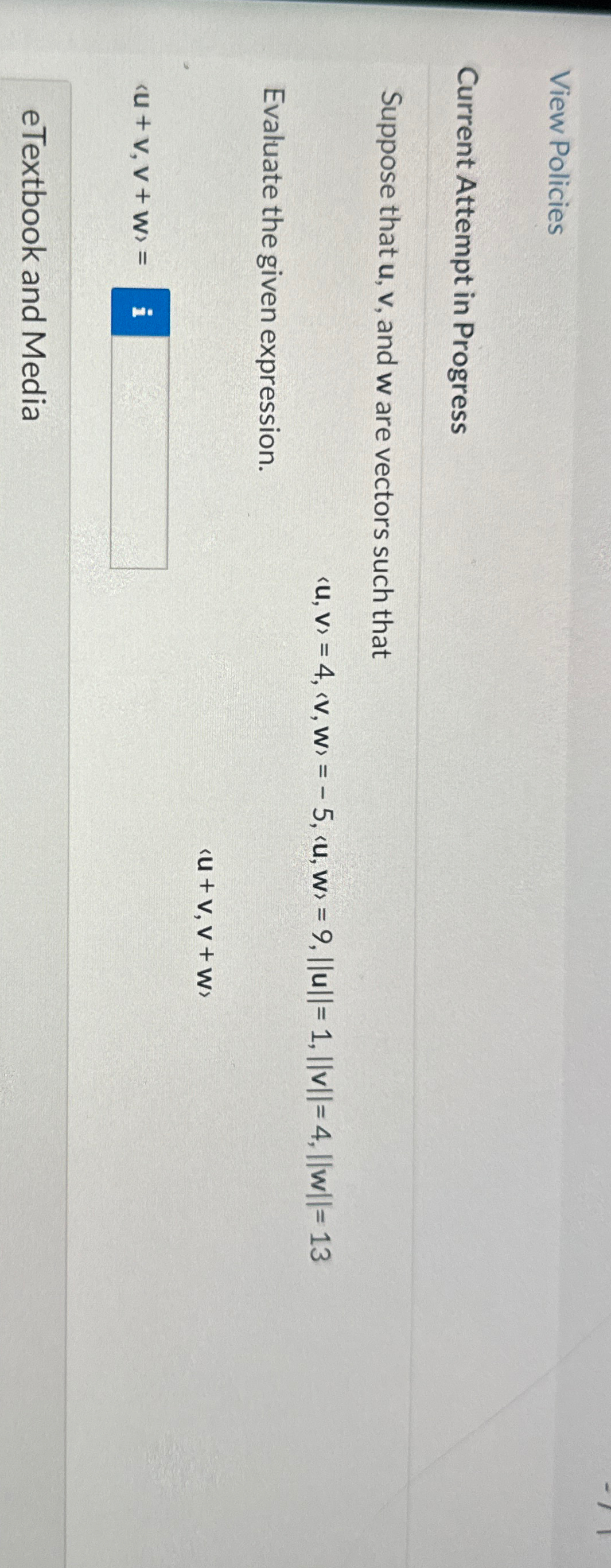 Solved View PoliciesCurrent Attempt in ProgressSuppose that | Chegg.com