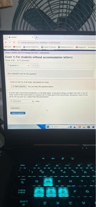 Solved > C M Gmail WAMAP COURS YouTube Messages X Question 4 | Chegg.com