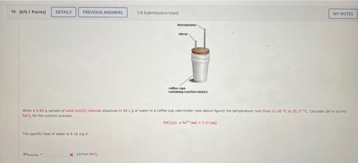 Solved fecter tor the solutise pracess. FeCO4( | Chegg.com