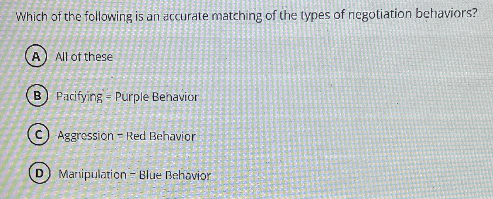 Solved Which of the following is an accurate matching of the | Chegg.com