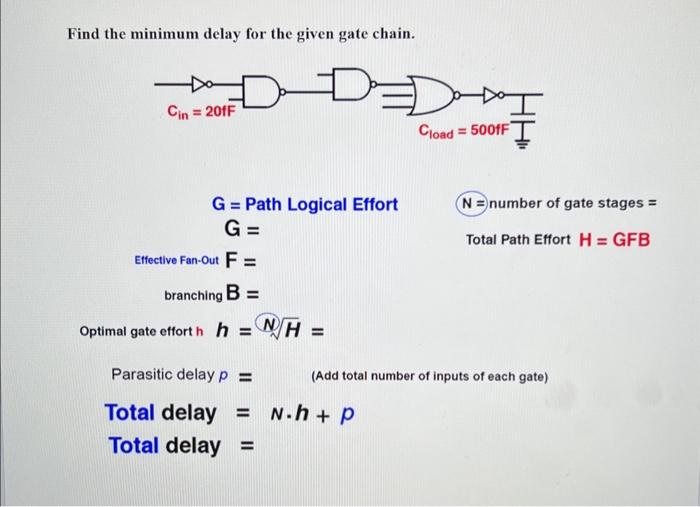 Solved Logical effort of common gates (assume r=2 ) Dath 1 | Chegg.com