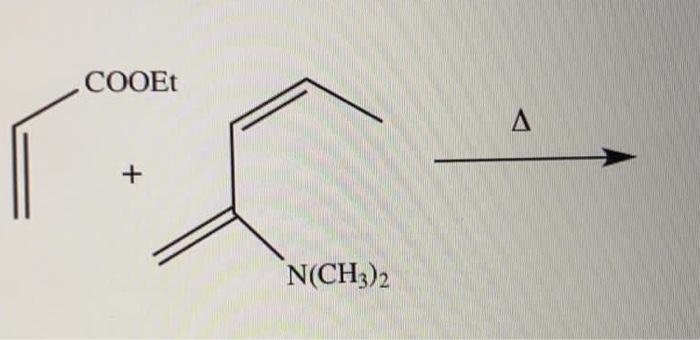 Solved COOEt A ک) + N(CH3)2 | Chegg.com