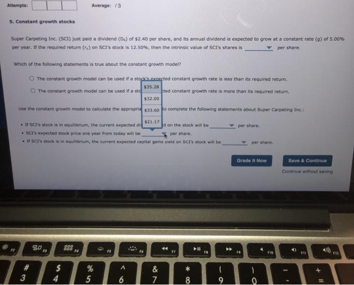 Solved Back to Assignment Attempts: Average: 73 5. Constant | Chegg.com