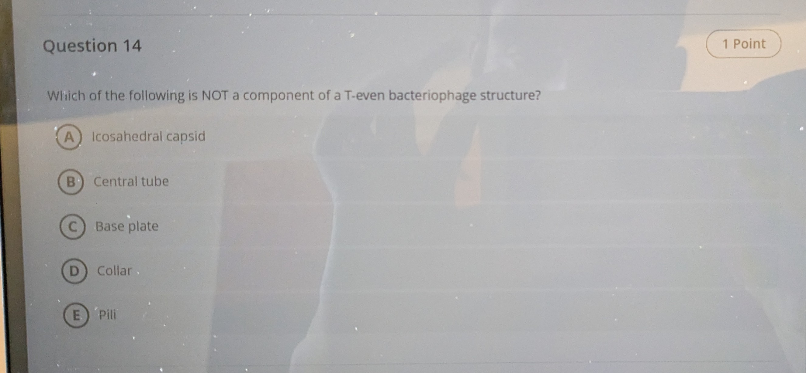 Question 14Which of the following is NOT a component | Chegg.com