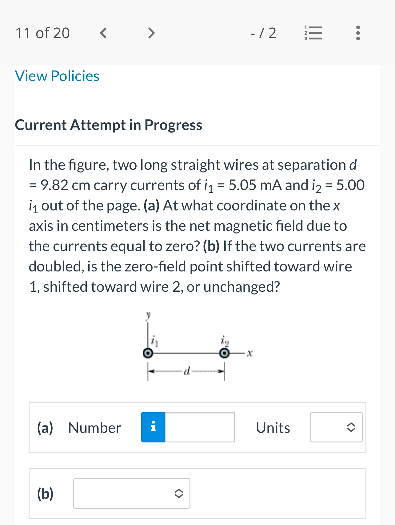 Solved 11 ﻿of 20-2View PoliciesCurrent Attempt in ProgressIn | Chegg.com