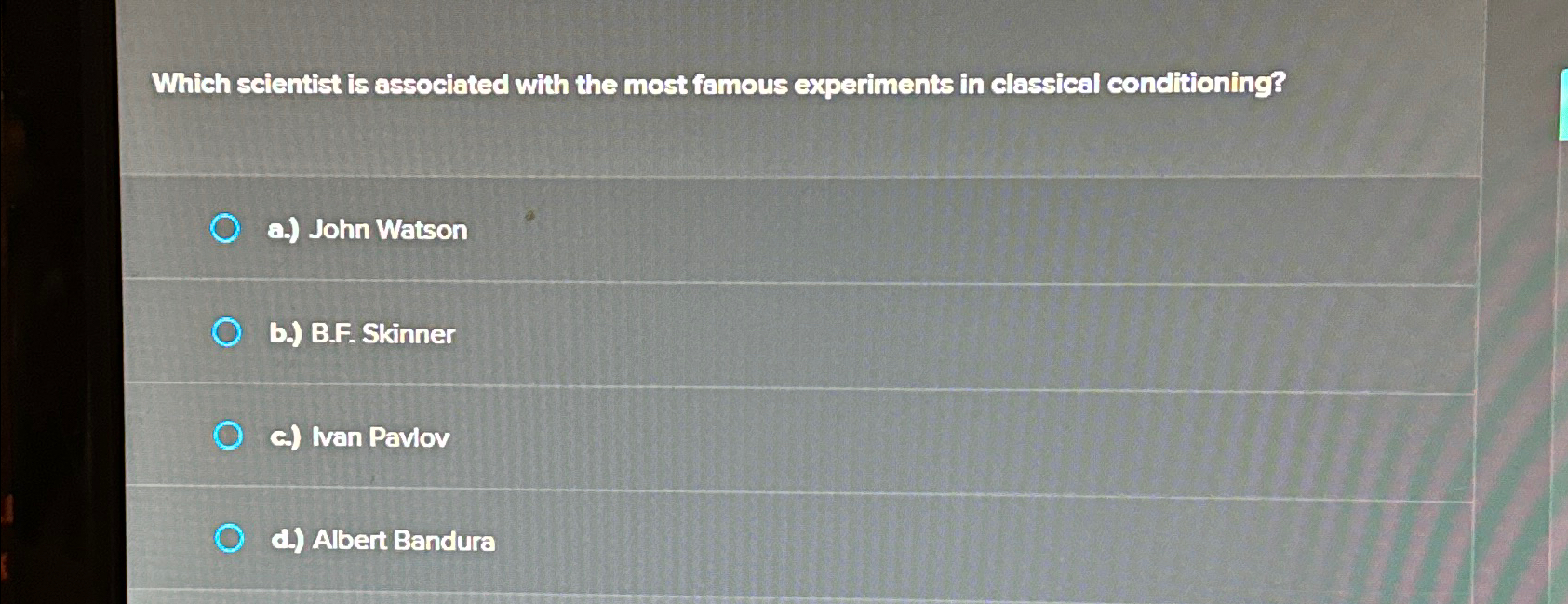 Solved Which scientist is associated with the most famous | Chegg.com