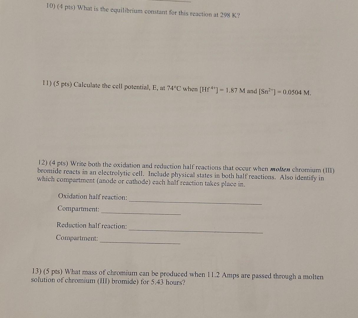 Solved 6) (8 pts) Determine which of the statements below | Chegg.com