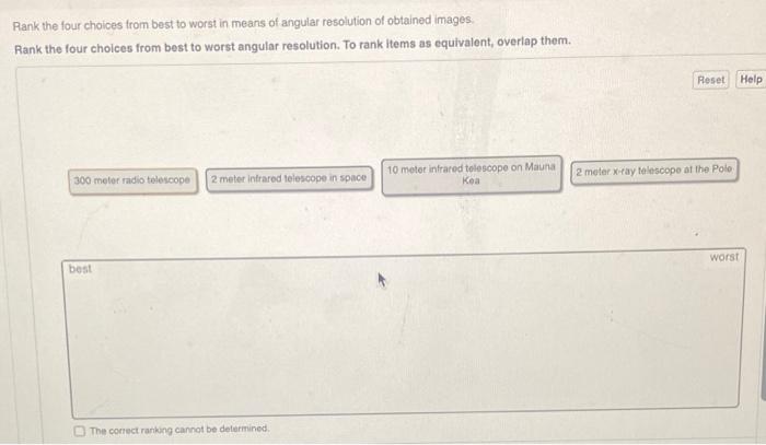 [Solved]: Rank the four choices from best to worst in means