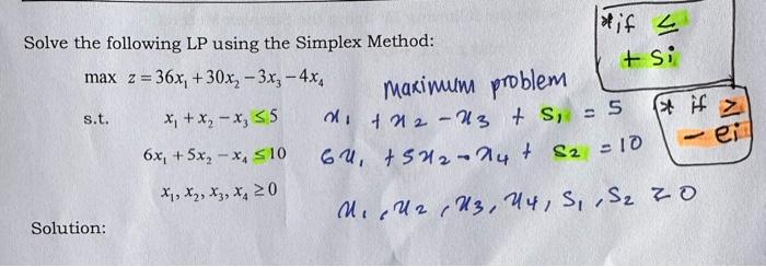 Solved solve using Simplex methodstep 1: Find standard form | Chegg.com