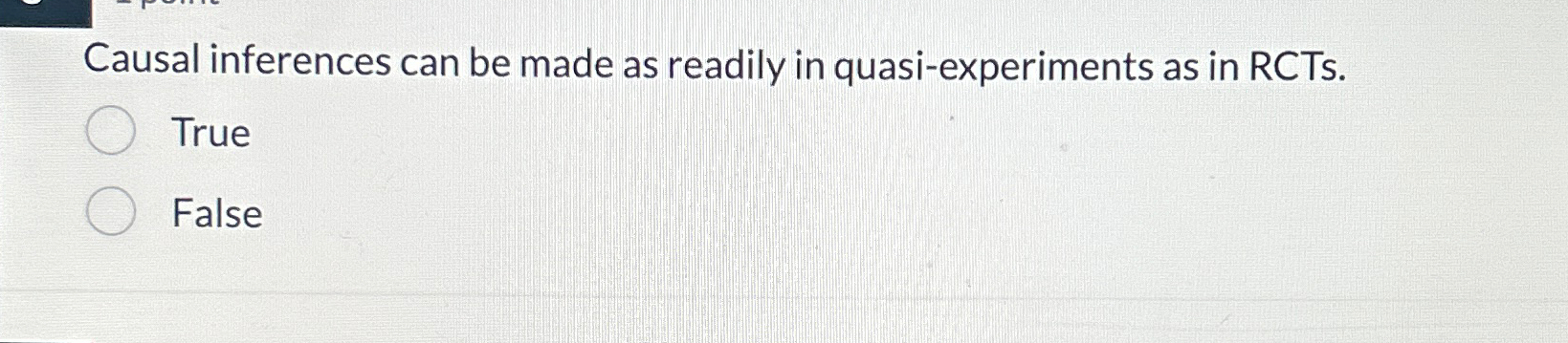 Solved Causal inferences can be made as readily in | Chegg.com