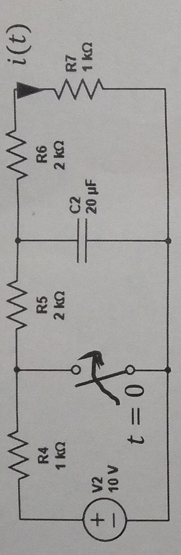 Solved Determine the current, i(t), in the circuit below. | Chegg.com