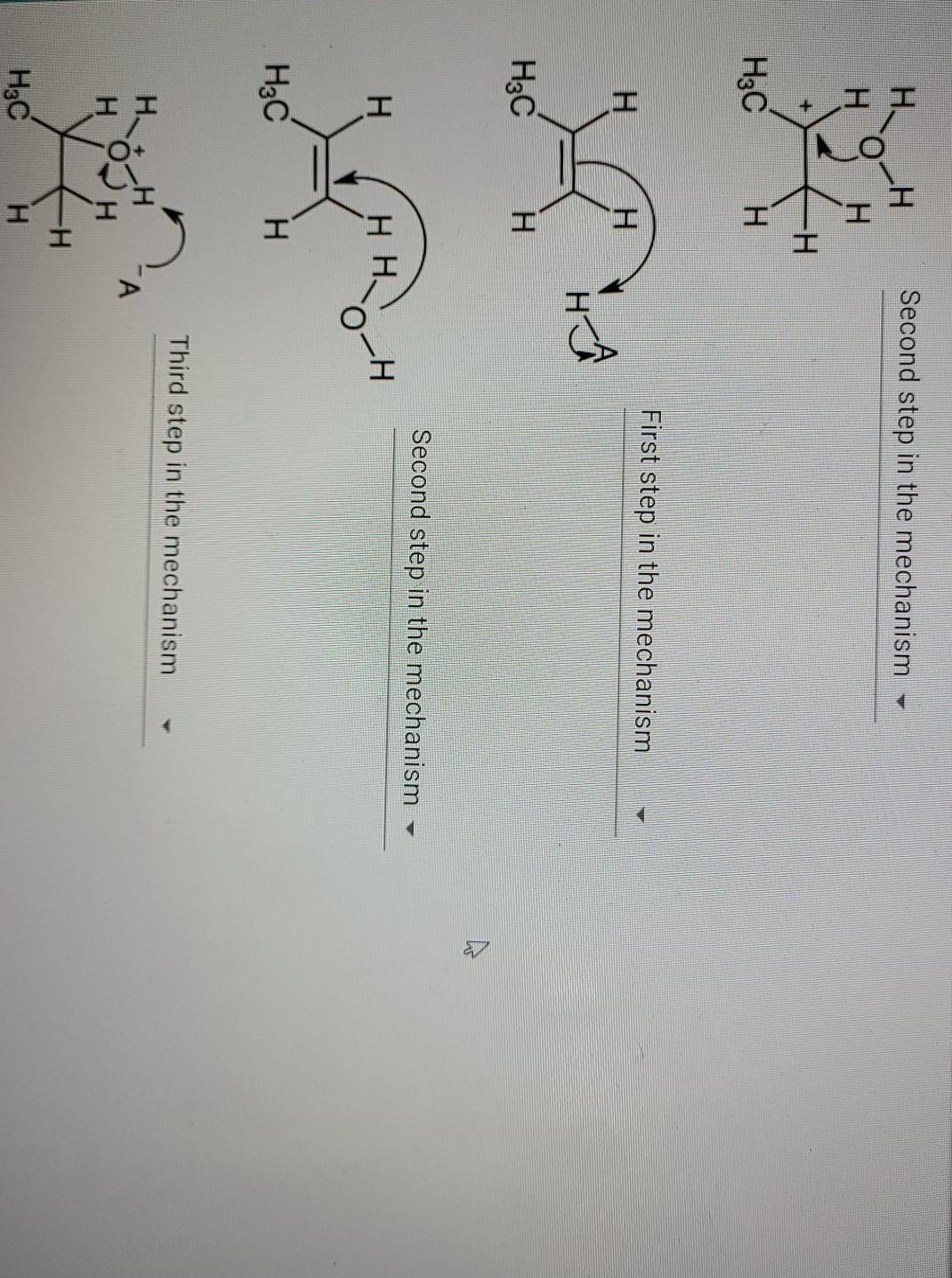 Solved Determine the order of steps in the mechanism of | Chegg.com