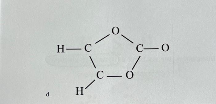 Solved 0. Complete the following skeleton structures by | Chegg.com