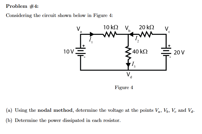 Solved Problem #4:Considering the circuit shown below in | Chegg.com