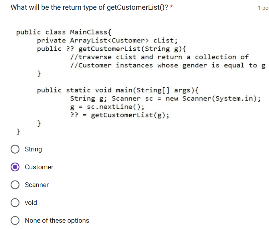 Solved JAVA: java.lang.Object is a: *Sub | Chegg.com