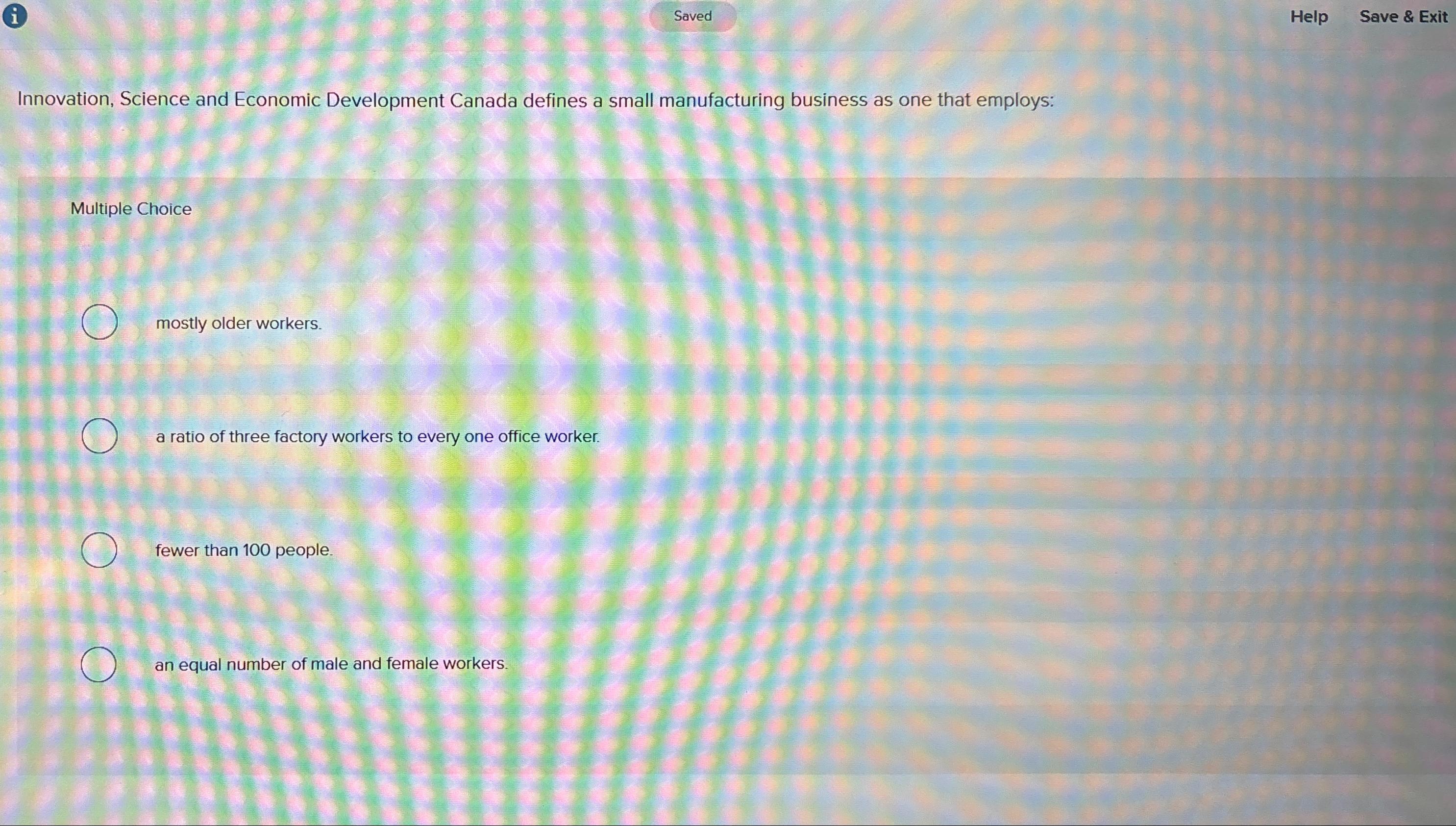 Solved (i)SavedHelpSave & ExitInnovation, Science and | Chegg.com