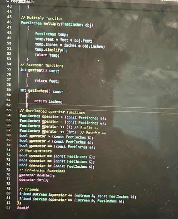 Solved Hello please help me create a main file, header file | Chegg.com
