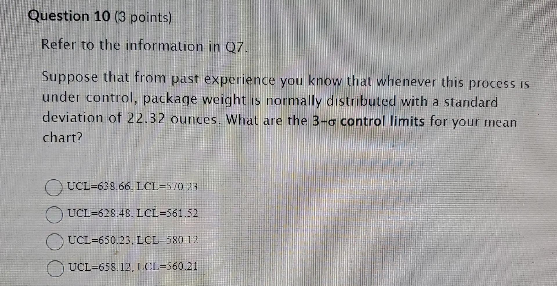 Solved Refer to the information in Q7. Suppose that from | Chegg.com