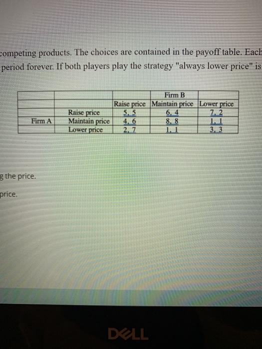 Solved 10 points Consider wo firms that are choosing the | Chegg.com Solved 10 points Consider wo firms that are choosing the | Chegg.com