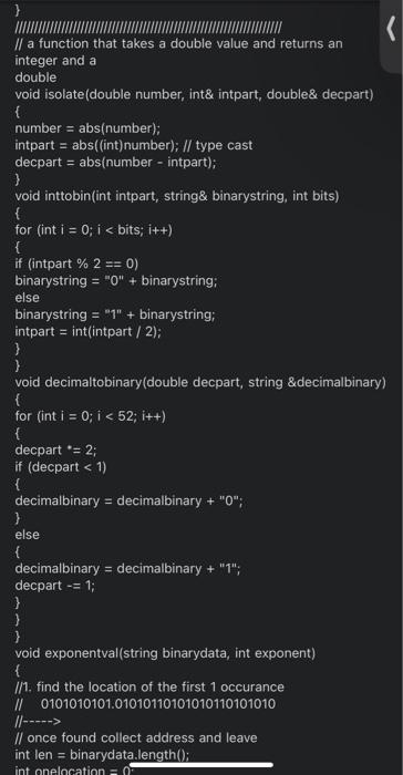 Solved BELOW IS MY CODE FOR THE LAB, USE IT TO FINISH THE | Chegg.com
