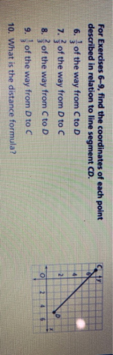 Solved 2 For Exercises 6-9, find the coordinates of each | Chegg.com