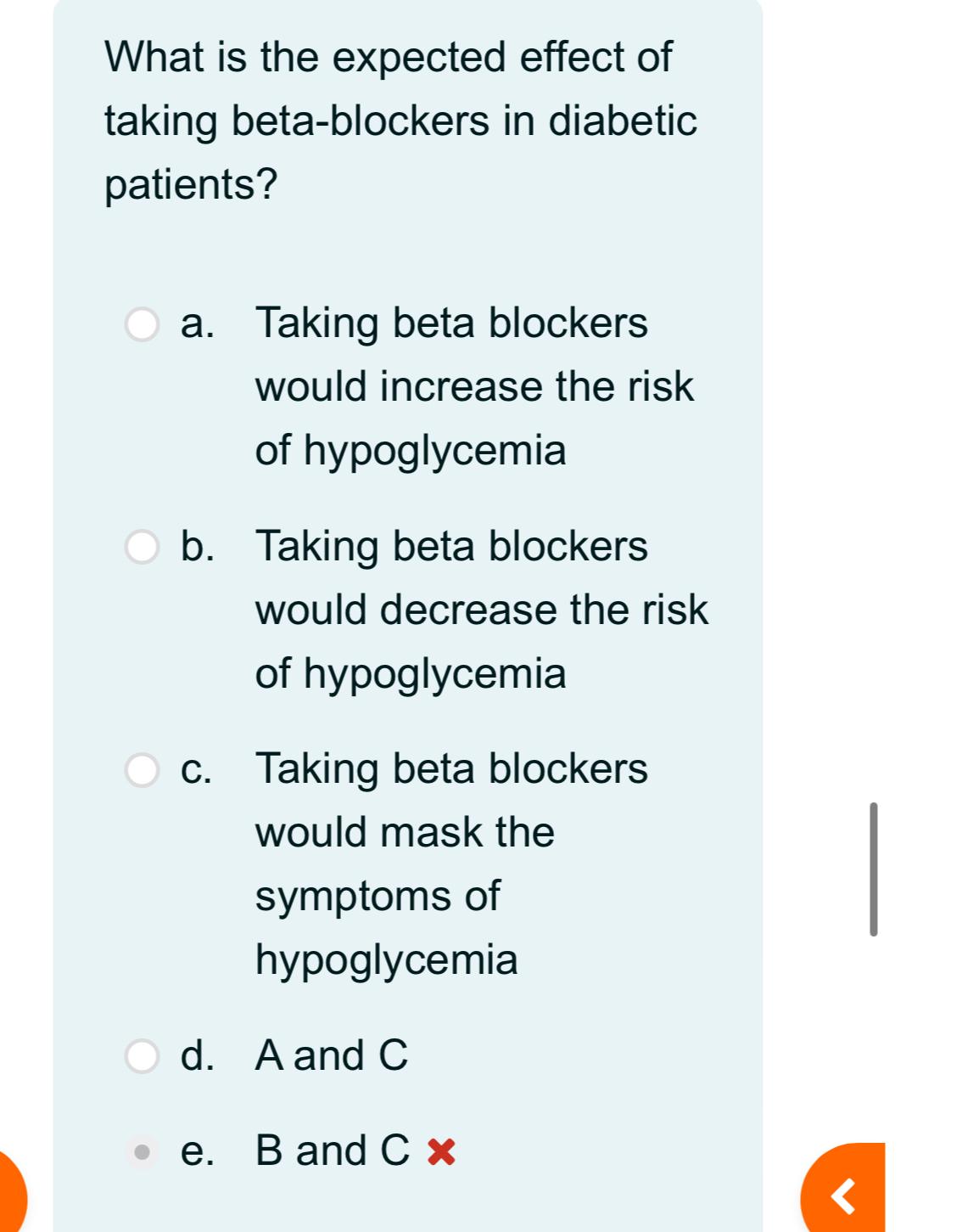 Solved What is the expected effect of taking beta-blockers | Chegg.com