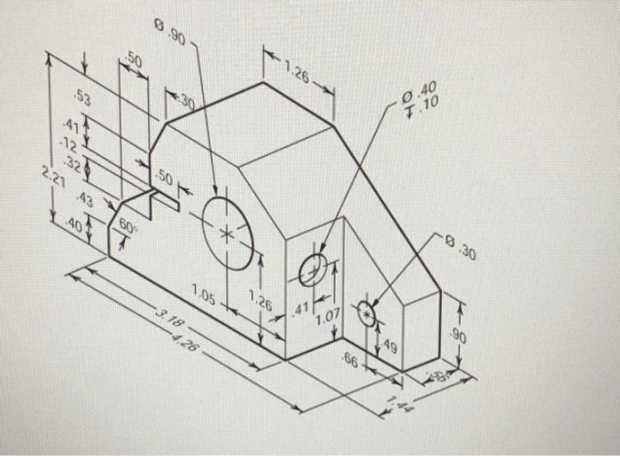 Solved How to create this part in Autodesk Inventor Pro step | Chegg.com
