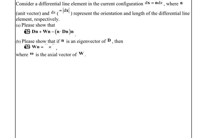 Consider a differential line element in the current | Chegg.com