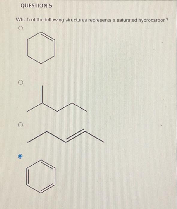 Solved Which of the following structures represents a | Chegg.com