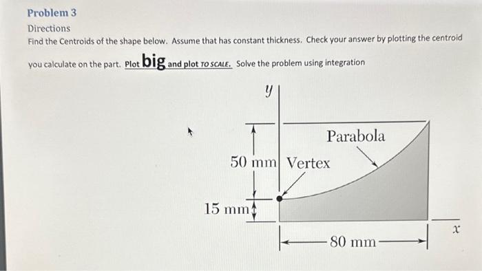 Solved Directions Find the Centroids of the shape below. | Chegg.com