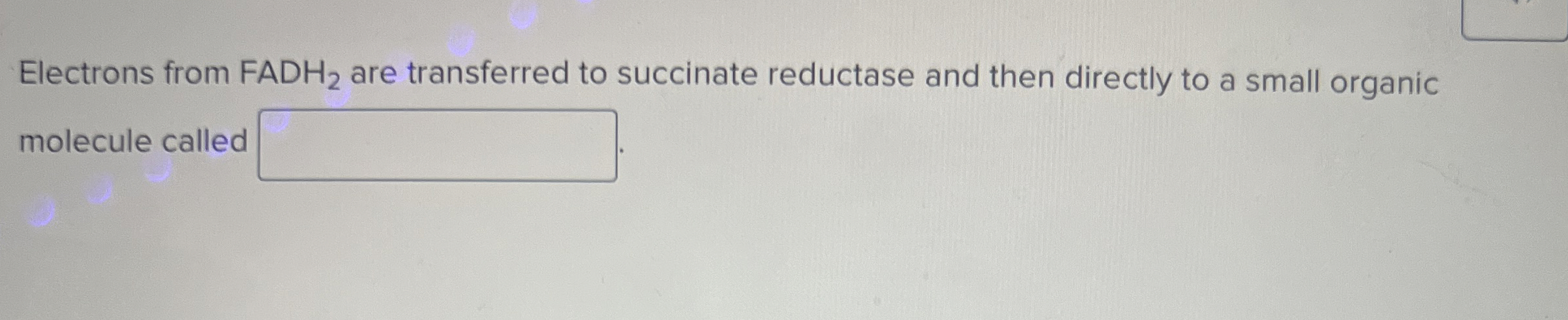 Solved Electrons from FADH2 ﻿are transferred to succinate | Chegg.com