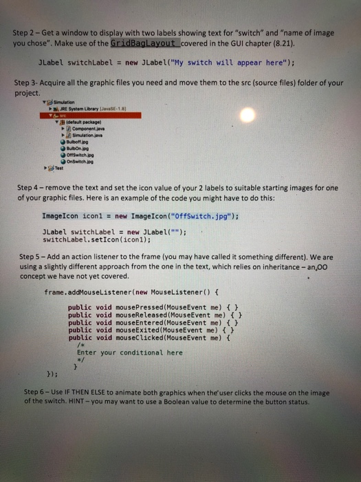 Solved 4. We will now create a program containing a | Chegg.com
