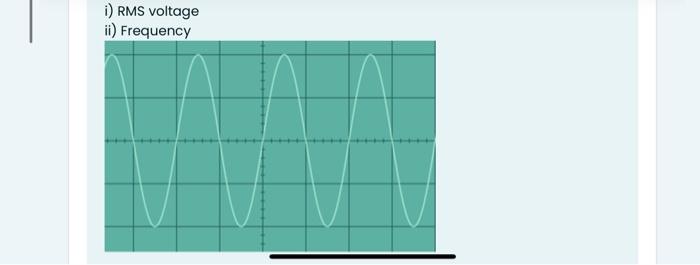 Solved A CRO displays the output signal as shown below and | Chegg.com