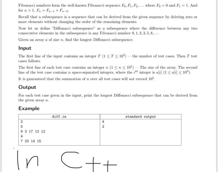 Solved bonacci numbers form the well-known Fibonacci | Chegg.com